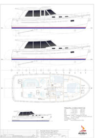 12m Aluminium TrawlerYacht Design #044 - De Villiers Marine Design
