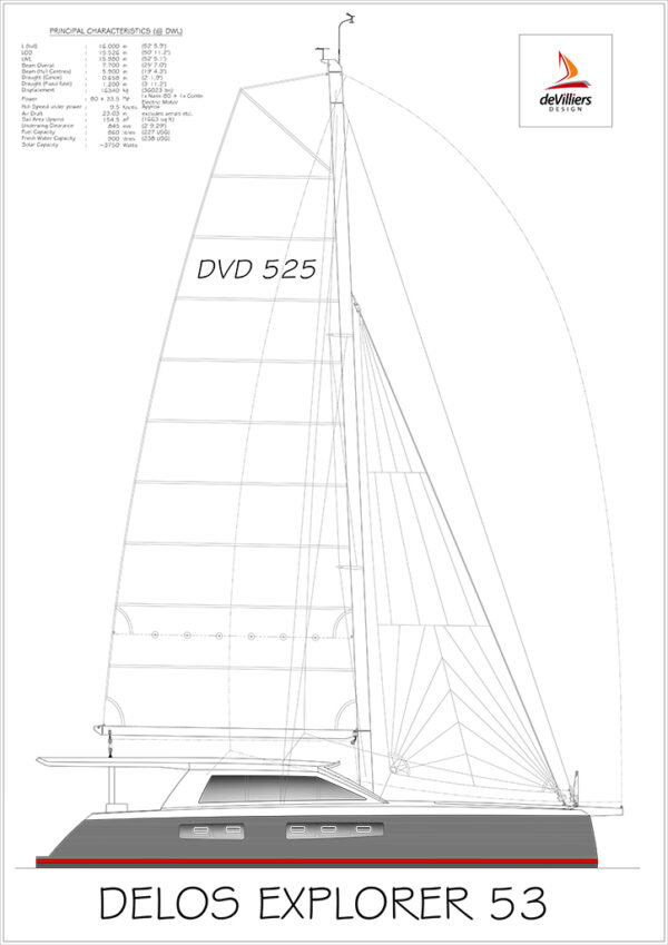 DELOS Explorer 53 – Aluminium Cruising Catamaran – Design #237 - De ...